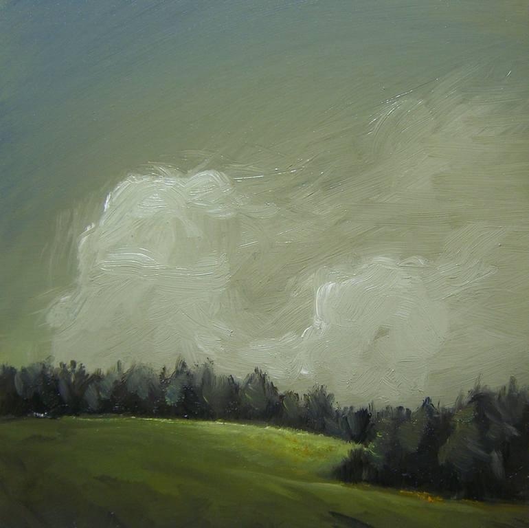 Green field Painting by Amanda Kavanagh | Saatchi Art
