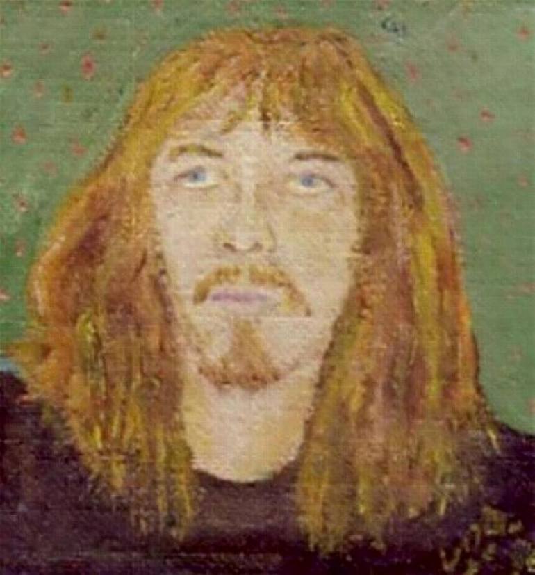 selfportrait 1976 Painting by John Dejevij | Saatchi Art