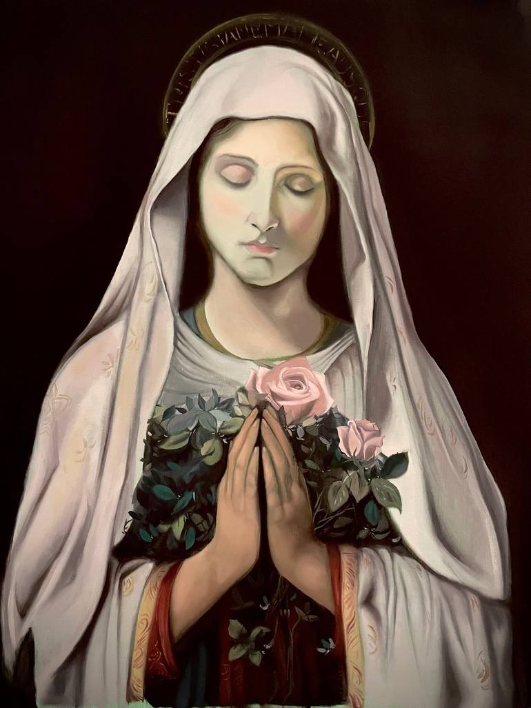 Ave Maria Painting by Simone Amoroso | Saatchi Art