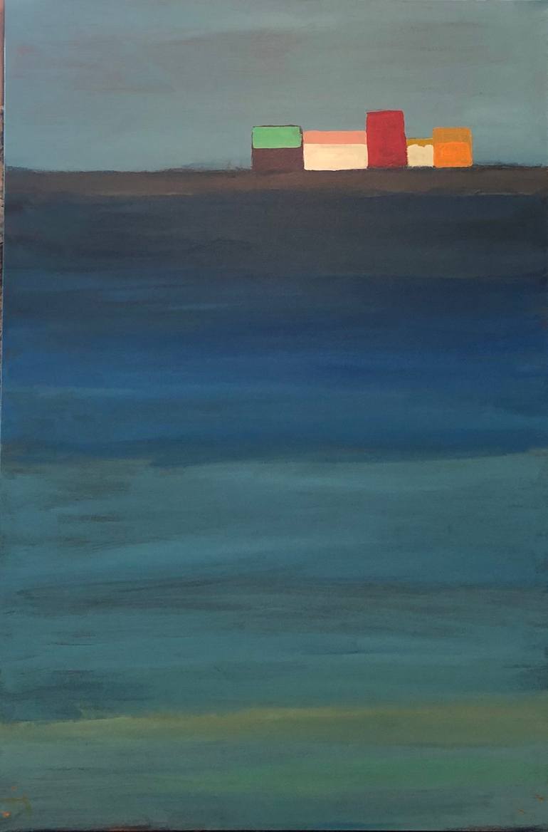 Tel Aviv Painting by Mira Nitza Waksman | Saatchi Art