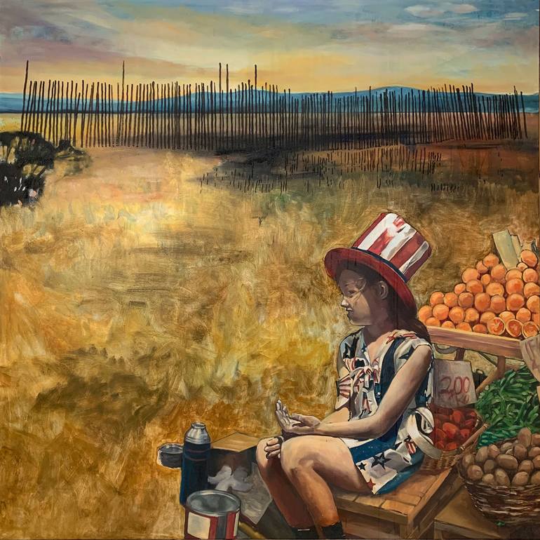 World of Compensation Painting by Ben Singleton | Saatchi Art