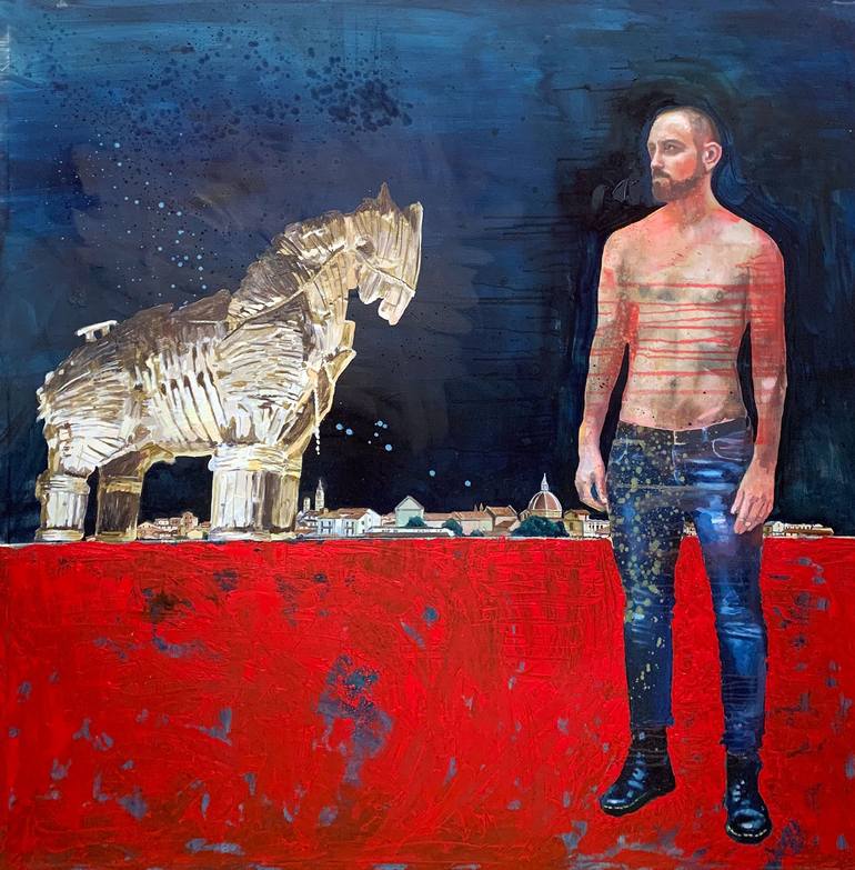 Learning Greek Painting by Ben Singleton | Saatchi Art