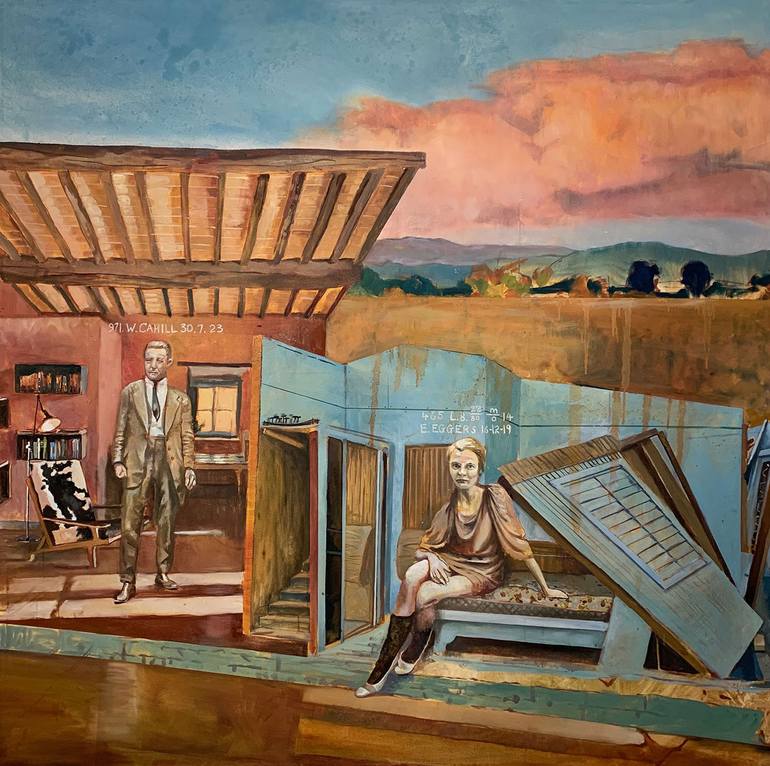 Nuda Proprieta Painting by Ben Singleton | Saatchi Art