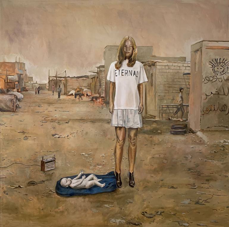 The right girl at the right time Painting by Ben Singleton | Saatchi Art