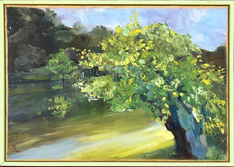 Rio Tejo Painting by Ludmila Borjagina | Saatchi Art