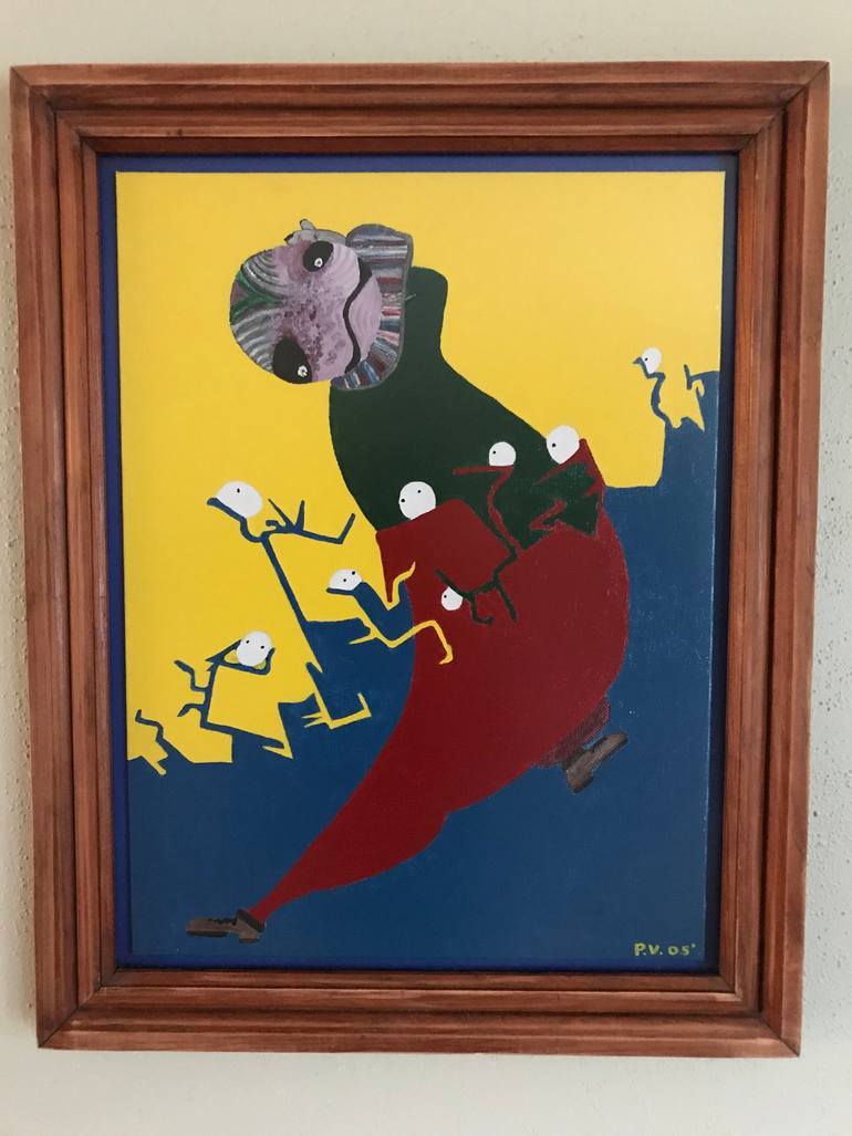 Earthlings Painting by paul vlachos | Saatchi Art