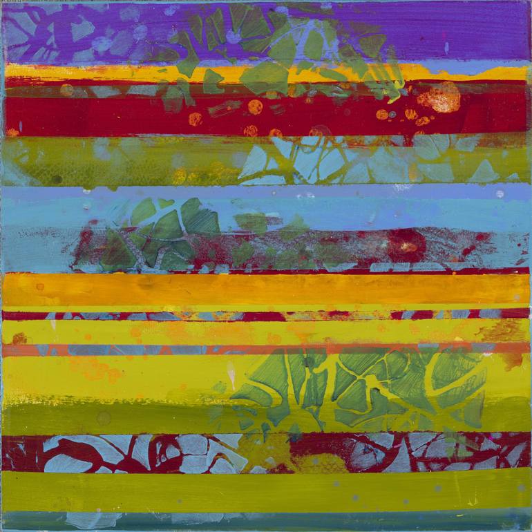 ABSTRACT STRIPE SERIES 4 Painting by kelli berry | Saatchi Art
