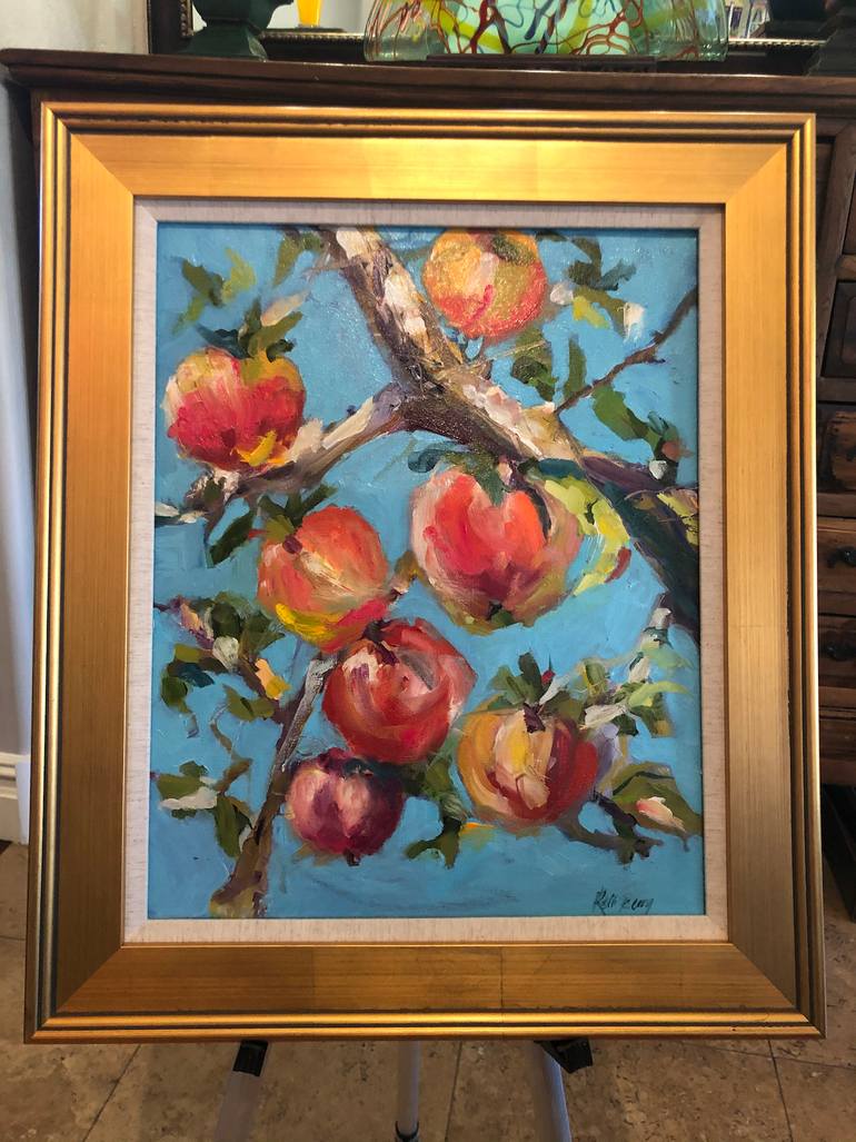 PEACHY Painting by kelli berry | Saatchi Art