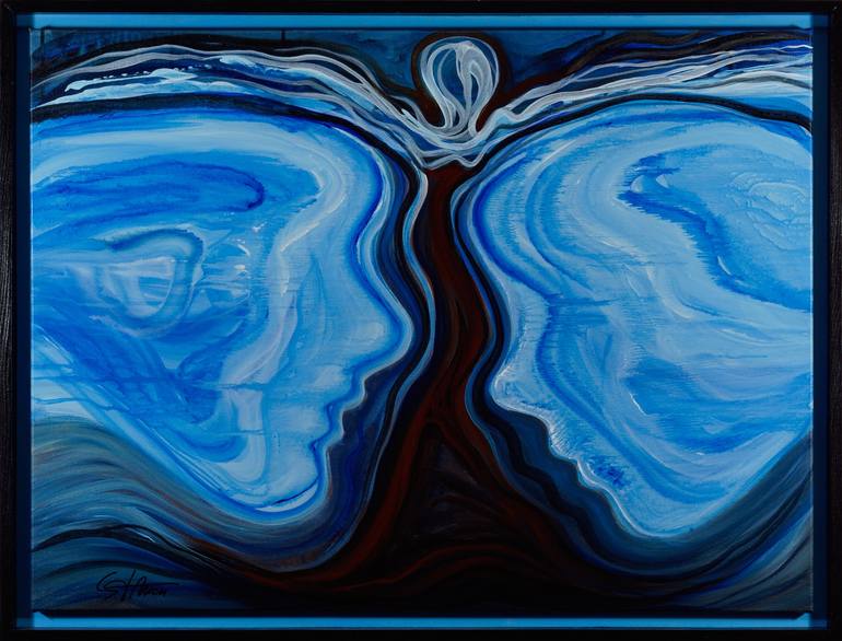 The Inner Child - L'enfant intérieur Painting by Ciprian-Florin Stancu ...