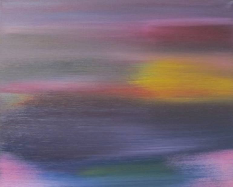 Pure abstract purple phase by Frederick J. Agnew Painting by Fred Agnew ...