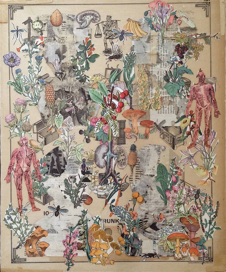 Ways to Disappear (2107) Collage by Matthew Rose | Saatchi Art