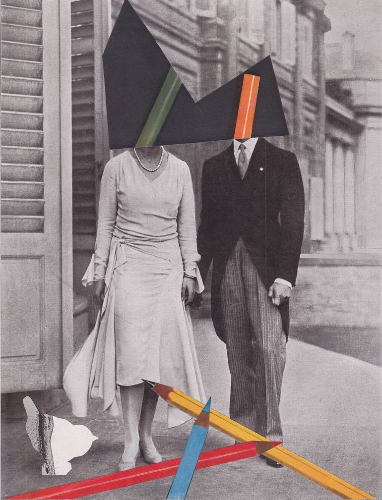 The Wedding Collage by Matthew Rose | Saatchi Art