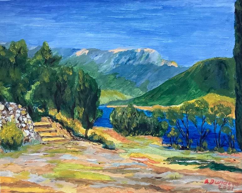 Taste of Northern Italy Original Painting in Acrylic 10x8 by Antonina ...