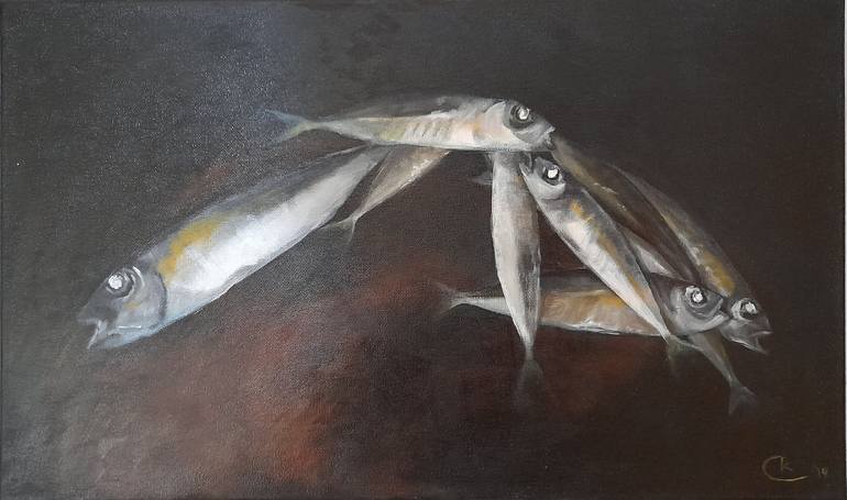 Foreboding Painting by Saniya Kadyrova | Saatchi Art