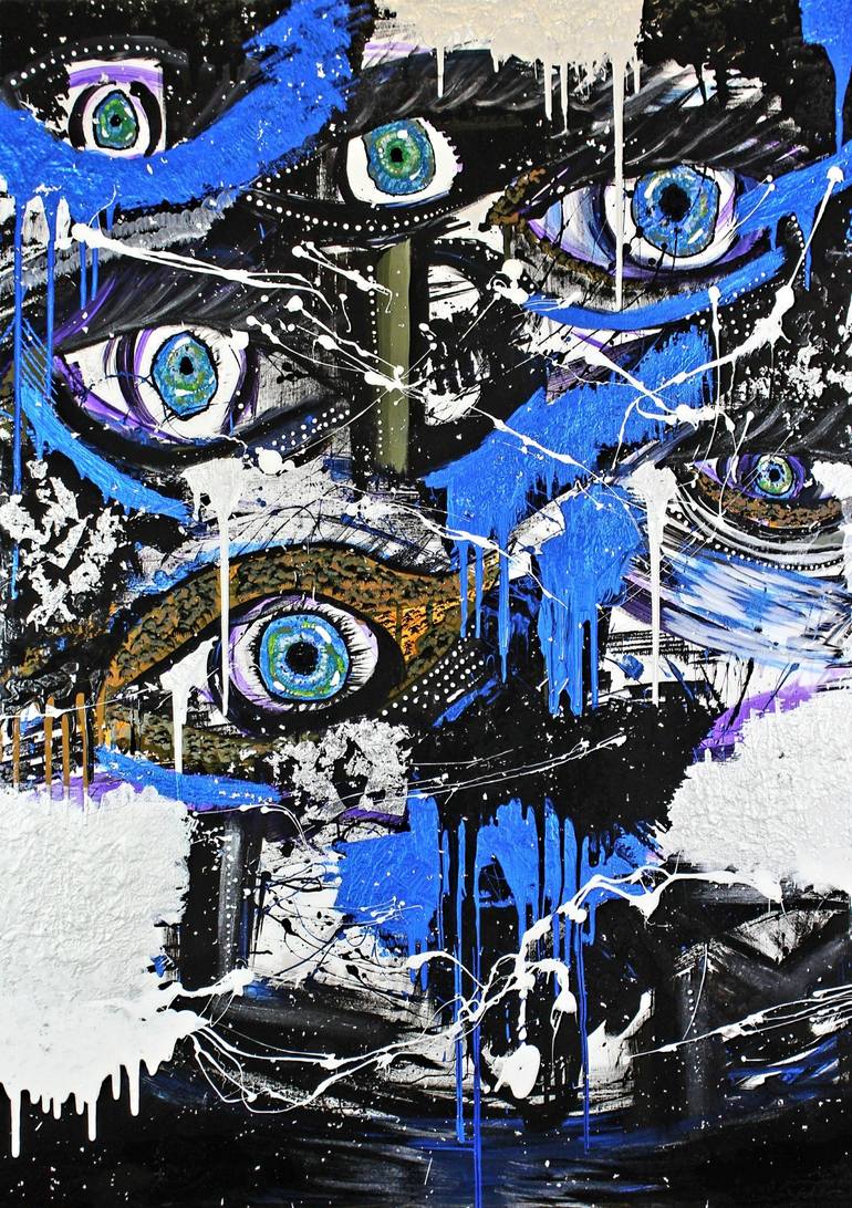 Everyone's Watching Painting by Amber Jarrett | Saatchi Art