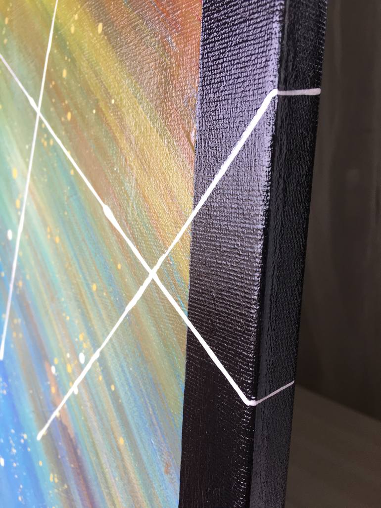 Emotional VS Rational Painting by Olha Sa | Saatchi Art