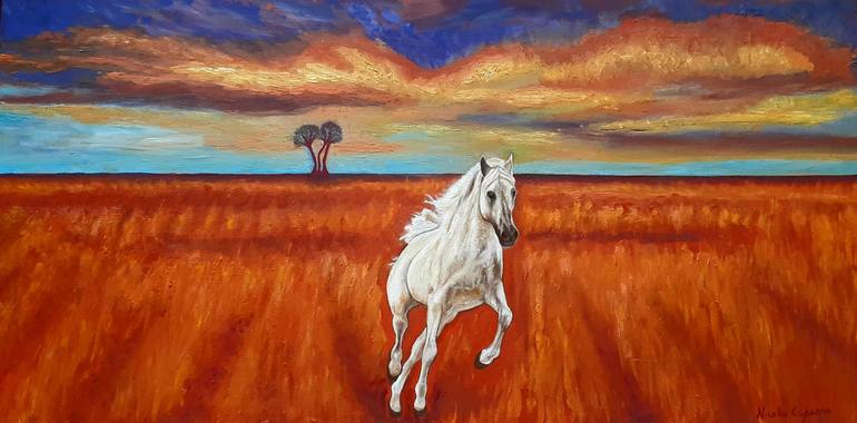 LIBERTÀ Painting by Nicola Capasso | Saatchi Art