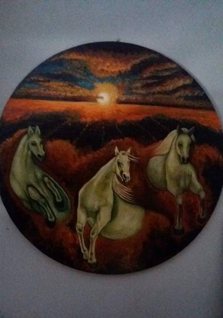 L'Alba Painting by Nicola Capasso | Saatchi Art