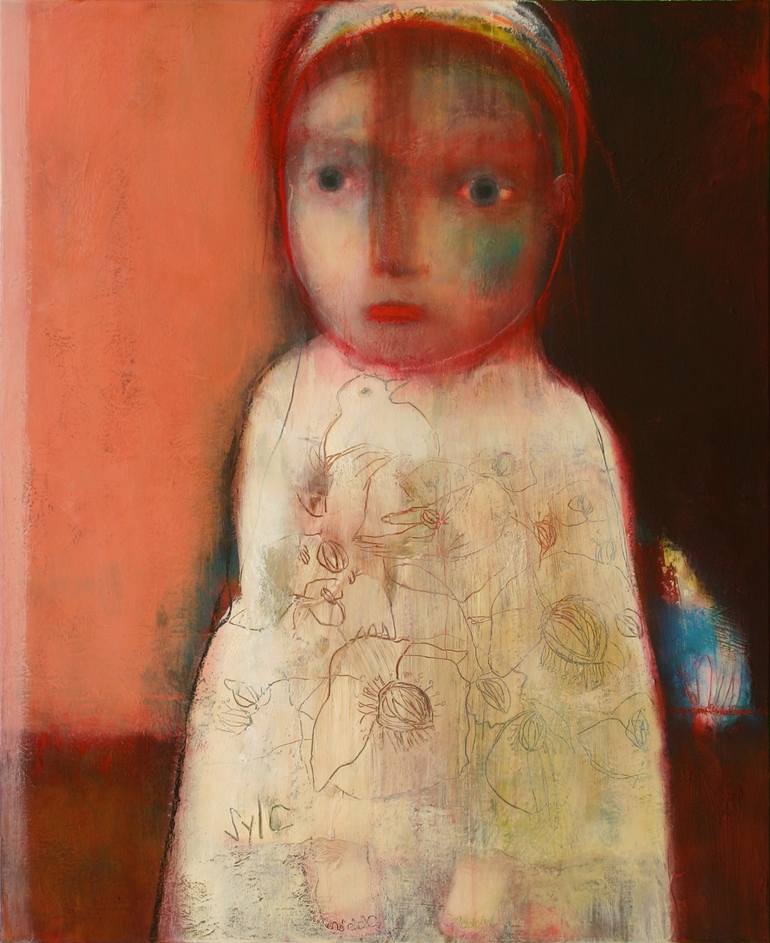 Un jardin d'illusions Painting by SylC | Saatchi Art