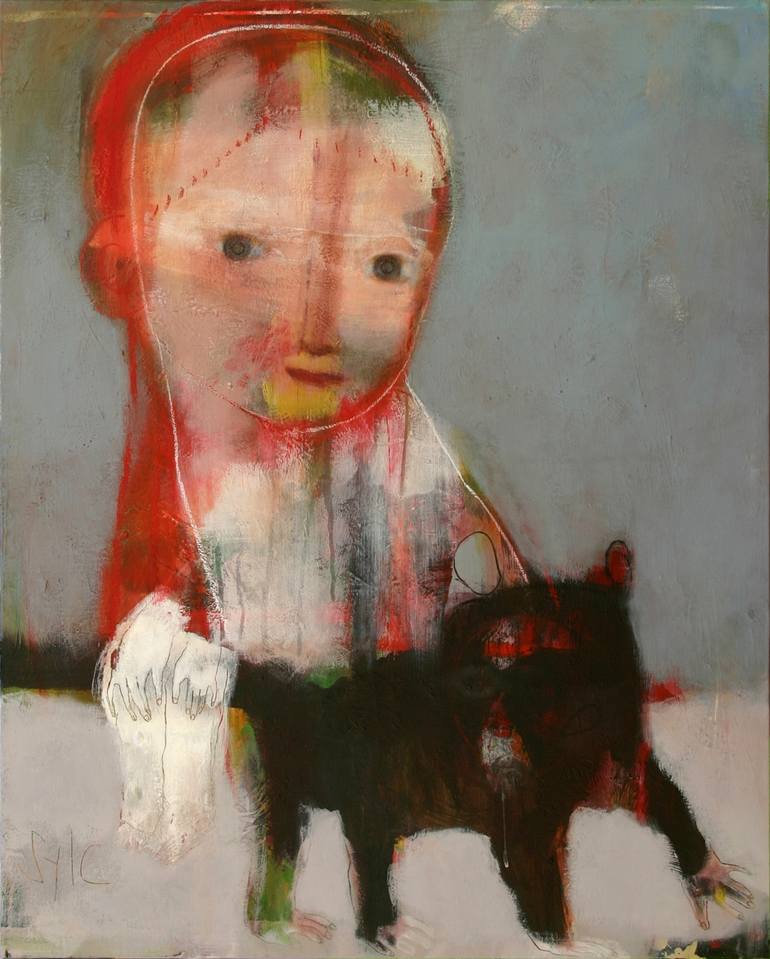 Laisser faire le singe Painting by SylC | Saatchi Art