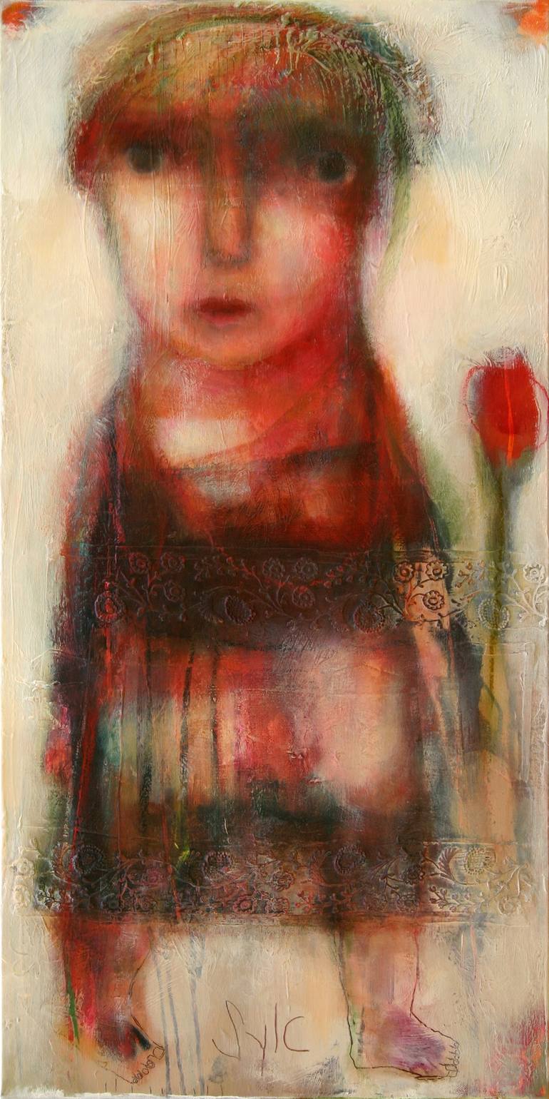 Marcher à contre jour Painting by SylC | Saatchi Art