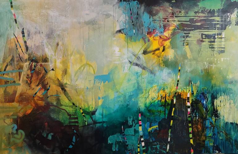 Exuberances Painting by Kersteen Anderson | Saatchi Art