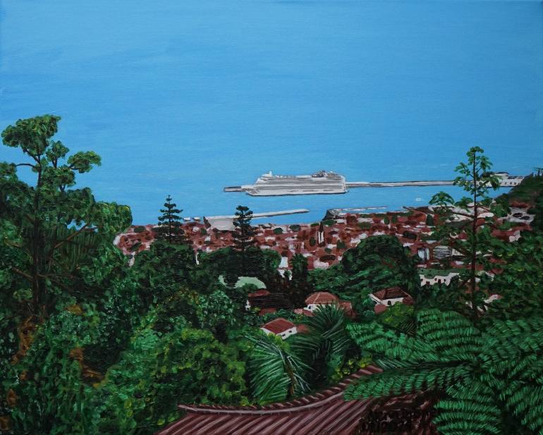 The beautiful island of Madeira Painting by Alena Drisner | Saatchi Art