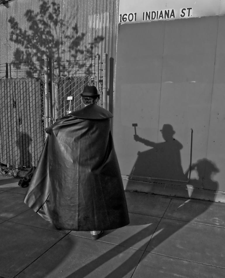 Man with Shadow Photography by Kelly Rae Daugherty | Saatchi Art