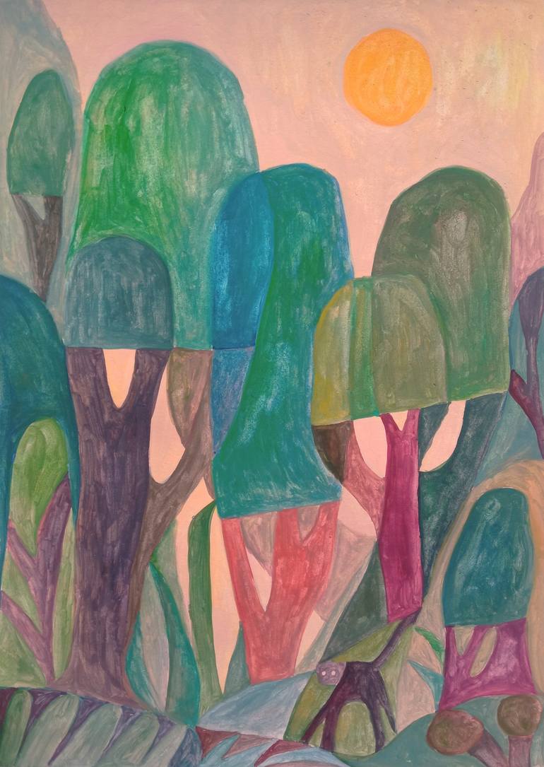 Jungle Painting by Dux Hotu | Saatchi Art