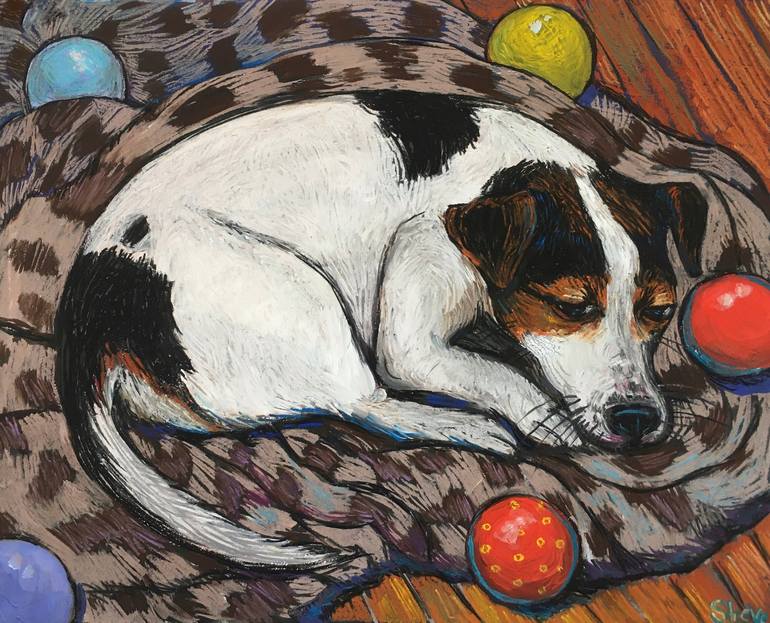 Let's play I'm borried Drawing by Anastasya Sheve | Saatchi Art