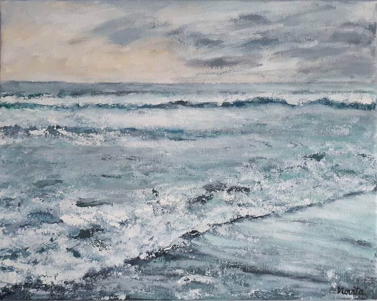 One Summer Day Painting by Novita Istiani | Saatchi Art