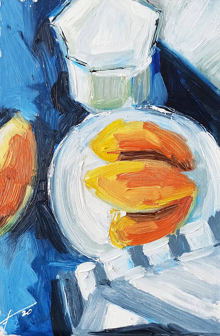 Food painting Food Still life Kitchen art Food Small art Food artwork ...