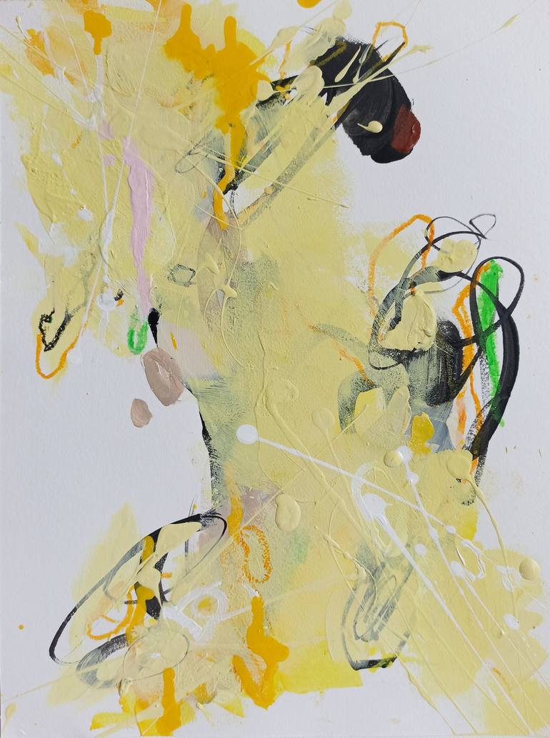 Happy With You II Painting by Tetiana Mokrik | Saatchi Art