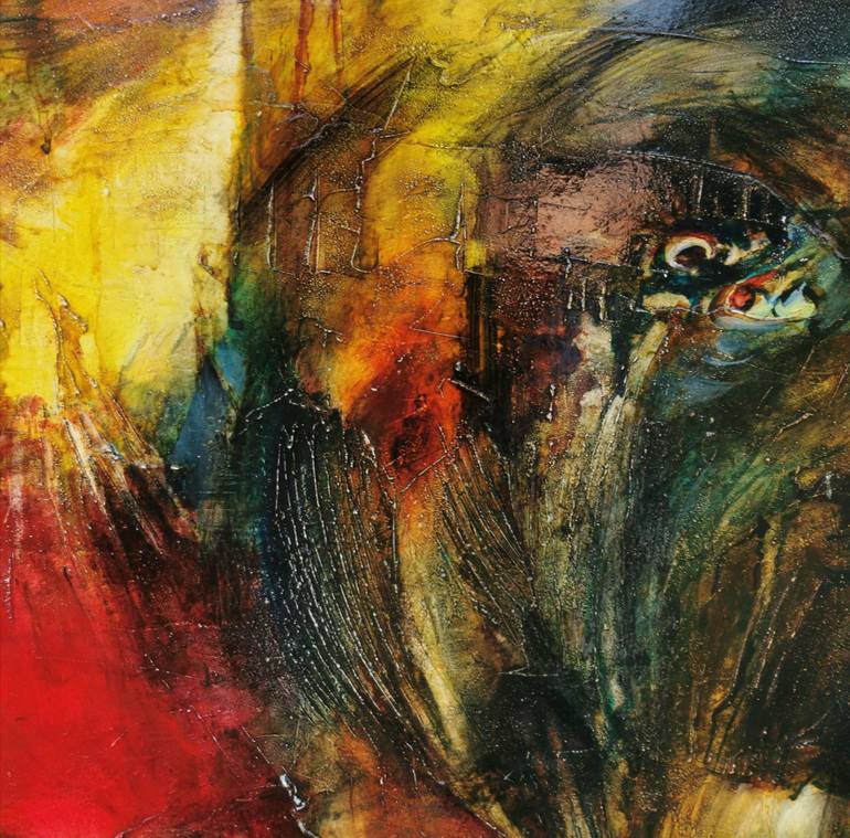 Fight for life Painting by Junus Karimow | Saatchi Art