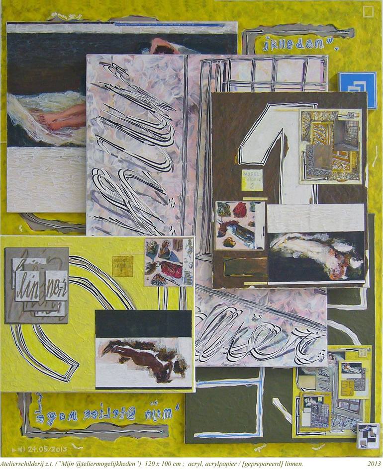 ['The possibility of a studio-painting'] Painting by Aart Houtman ...