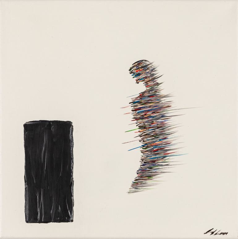 Dissembling At The Threshold Of The Abyss Painting by Erik Lassi ...