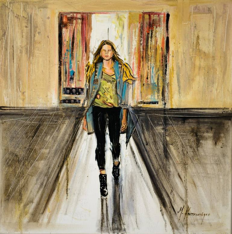 Exit Painting by Marina Koutsospyrou | Saatchi Art