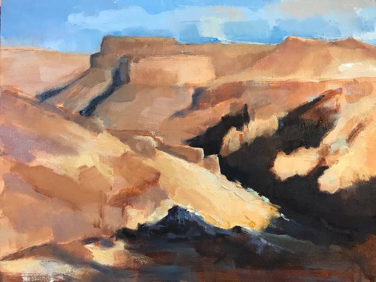 White River Canyon Painting by John Malarkey | Saatchi Art