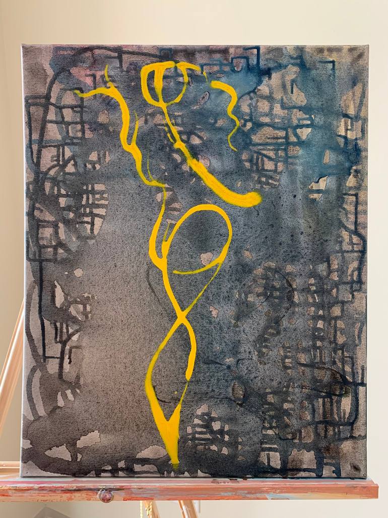She Waded Painting by Annica Klump | Saatchi Art