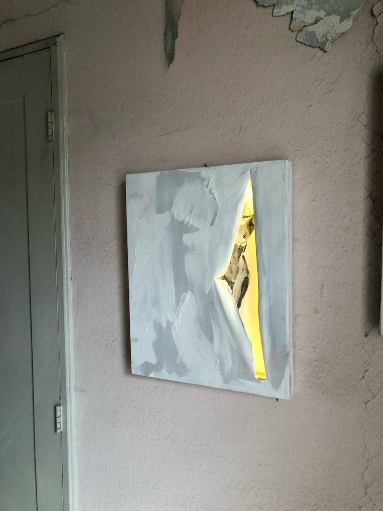 Layered self portrait Painting by F. Romao | Saatchi Art