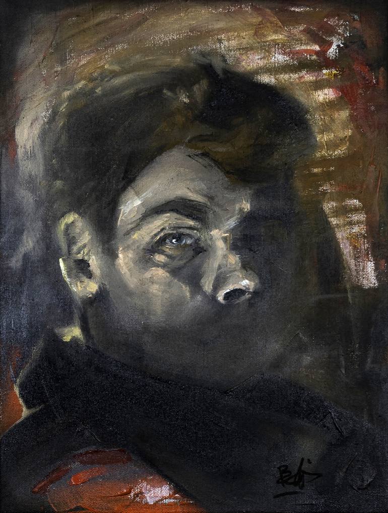 Self-portrait 2020 Painting by Matej Bednar | Saatchi Art