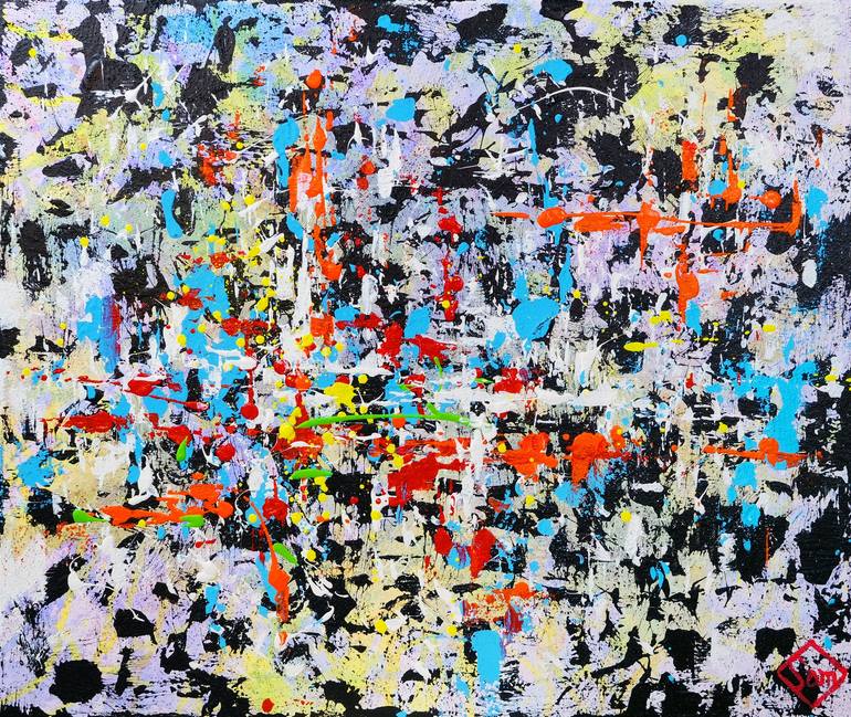 Downtown Painting by Sam Lee | Saatchi Art