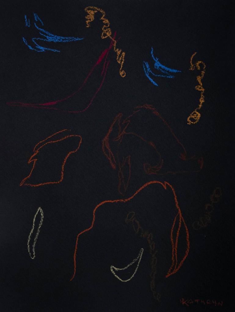 Black Magic Drawing by Kathryn Shiber | Saatchi Art