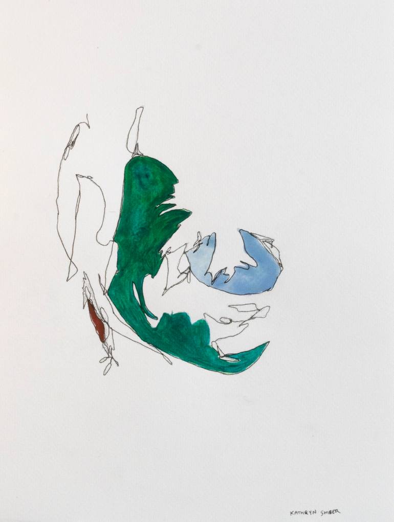 the void of the self Drawing by Kathryn Shiber | Saatchi Art