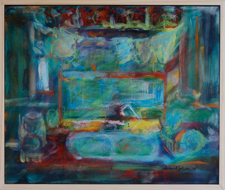 Kitchen Icon Painting by Susan Johnston | Saatchi Art