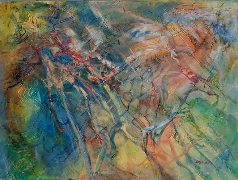 Tidewater Painting by Susan Johnston | Saatchi Art