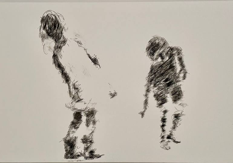 Dancers Drawing by Andreas Heger | Saatchi Art