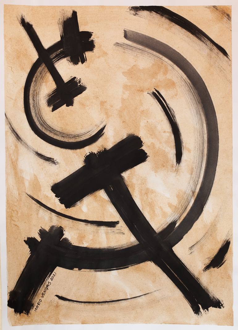 Persistent Circulation Drawing by Mario Vengas | Saatchi Art