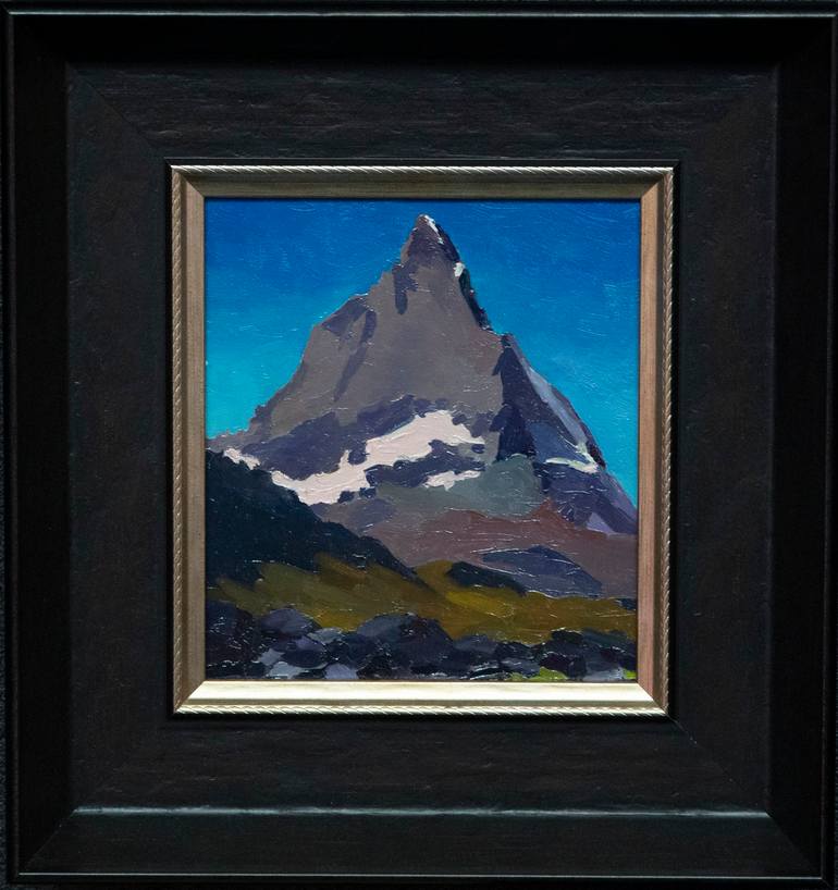 Das Matterhorn Painting by Mirel-Valentin Ionascu | Saatchi Art