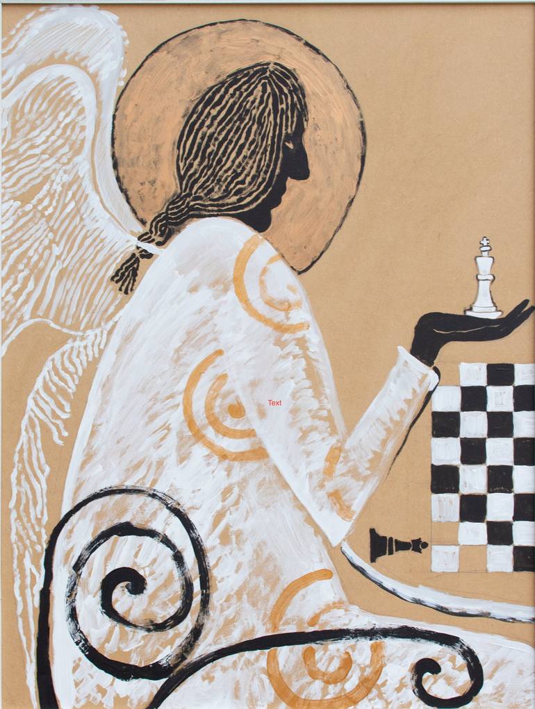 The King Has Won. Painting by Anna Aneychik | Saatchi Art